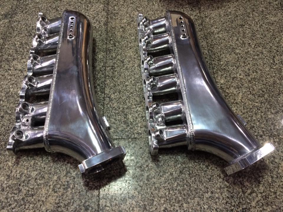 Toyota 2JZ GTE Cast Supra Aristo Intake Manifold Plenum Intake Manifol ...